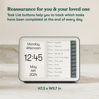 Relish Day Hub™ - Dementia Reminder Clock