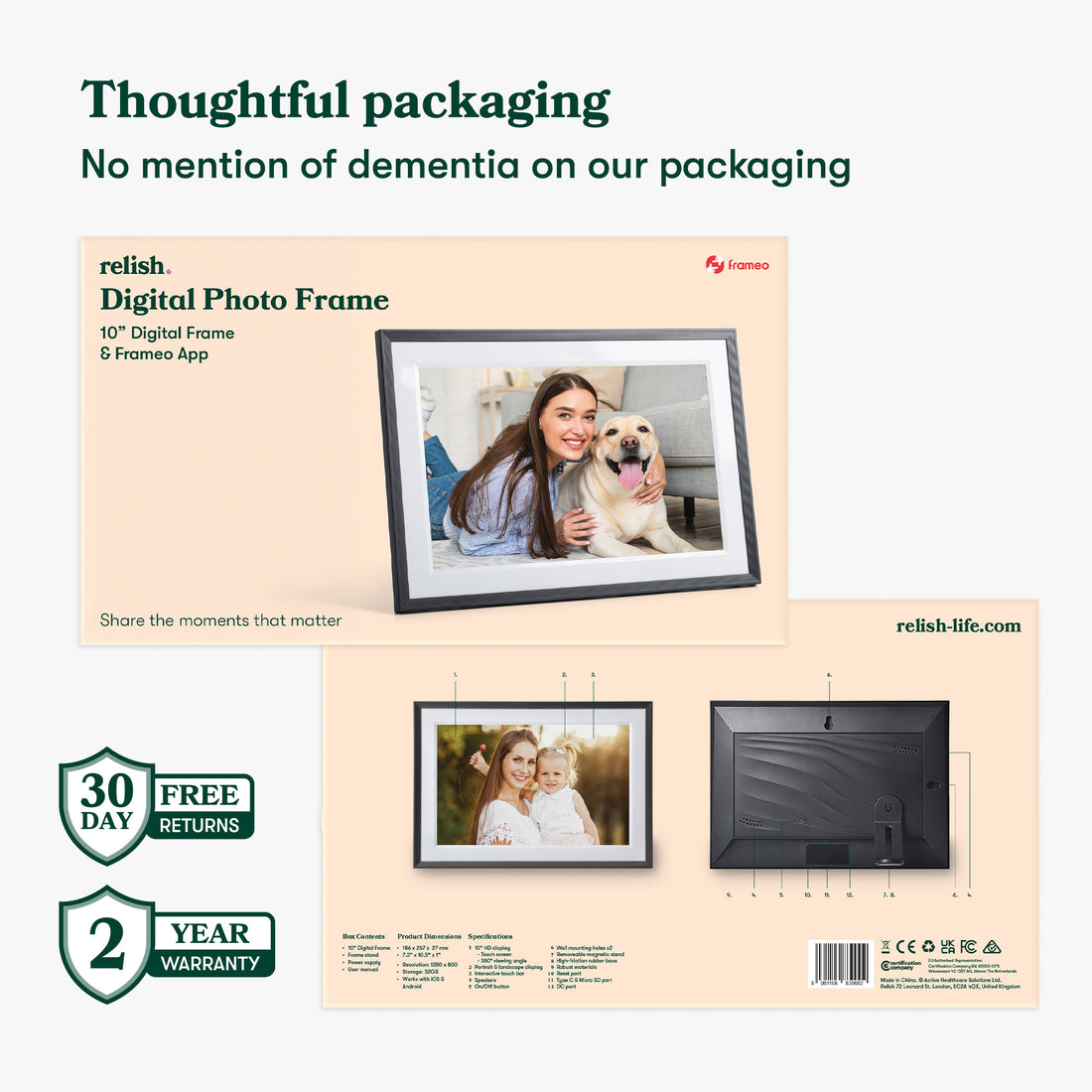 Digital Photo Frame – for seniors and loved ones with dementia – Relish