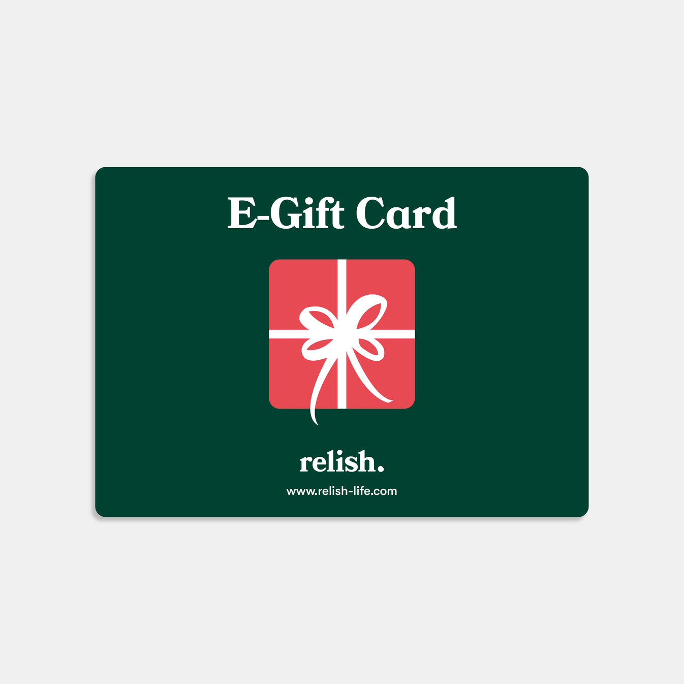 Relish E-Gift Card, the perfect gift for dementia & Alzheimer's
